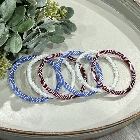 Jewelry | Vintage Glass Stack Gorgeous Designed Indian Bangle Bracelets ...